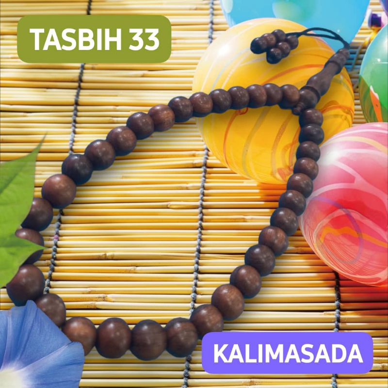 TASBIH KAYU 33, KALIMASADA 8mm | Shopee Malaysia