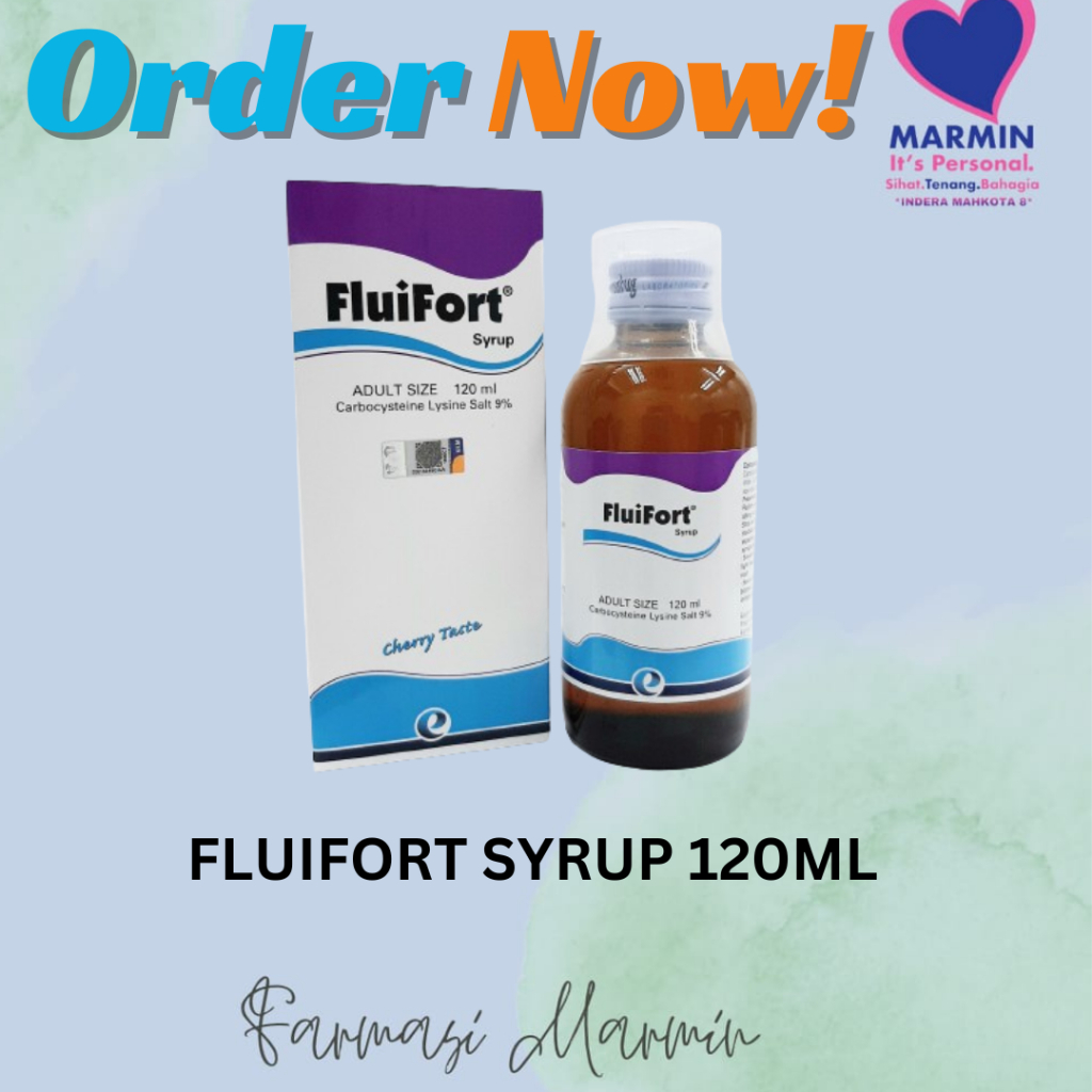UBAT CAIR KAHAK - FLUIFORT SYRUP CHERRY FLAVOR (120ML) | Shopee Malaysia