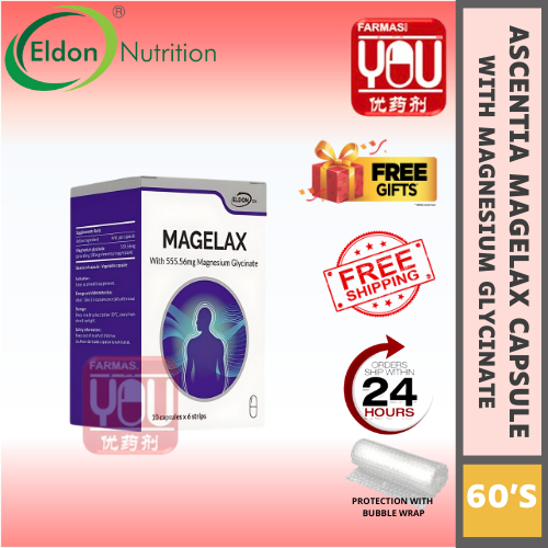 [YOUPHARMACY] Eldon Ascentia Magelax Capsule with Magnesium Glycinate ...