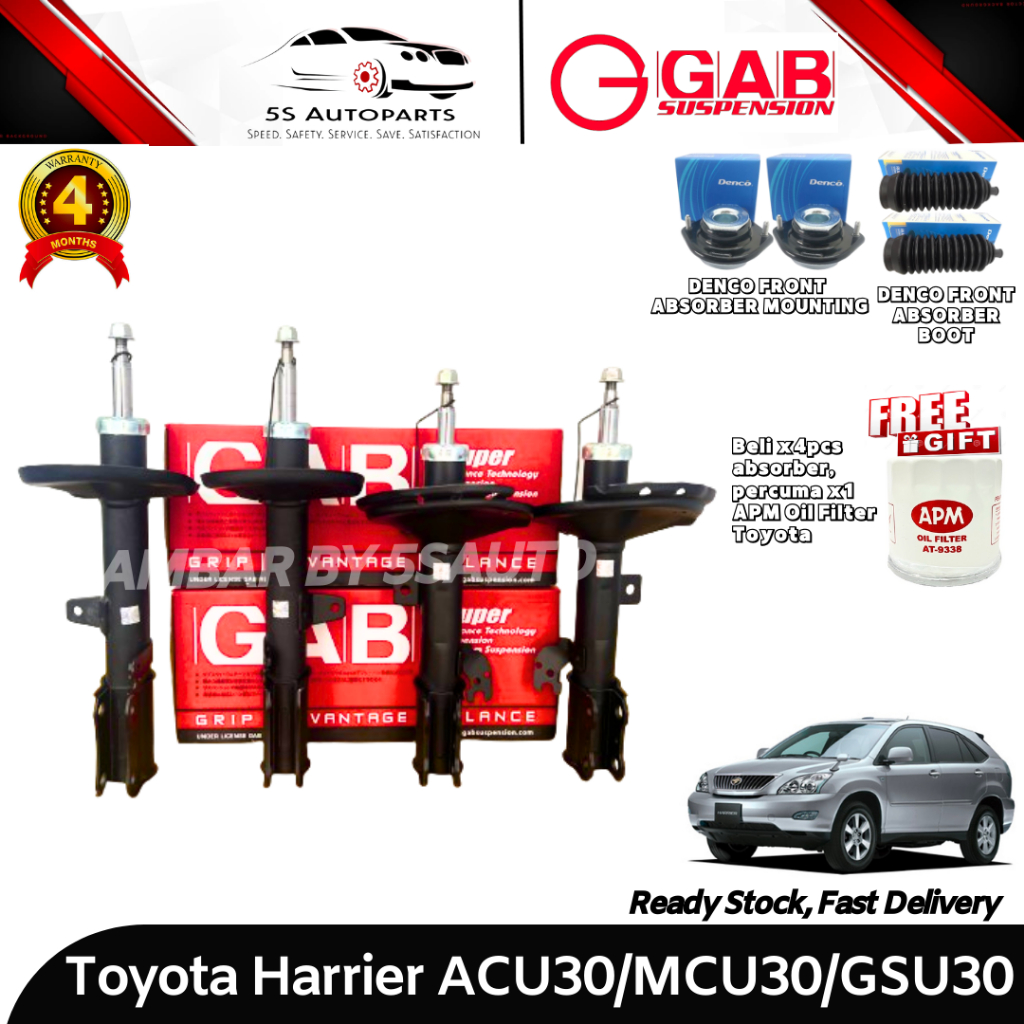 GAB Toyota Harrier ACU30/35, MCU30/35, GSU30/35 (2WD) Front (Depan ...