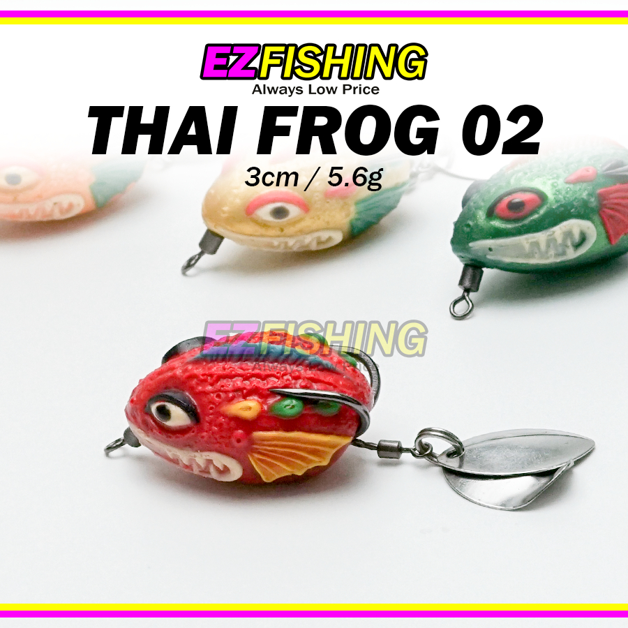 EZF Thai Frog 02 | 3cm 5.6g | Thailand Soft frog Umpan Tiruan Katak ...