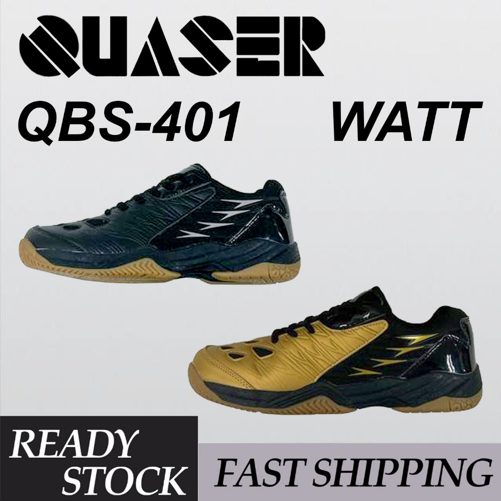 【Ready Stock】QUASER Badminton Shoes Watts QBS-401 Series Unisex ...