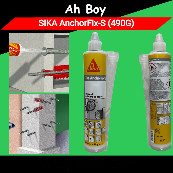 SIKA AnchorFix-S (490G) | Anchor Fix | Universal Anchoring Adhesive ...