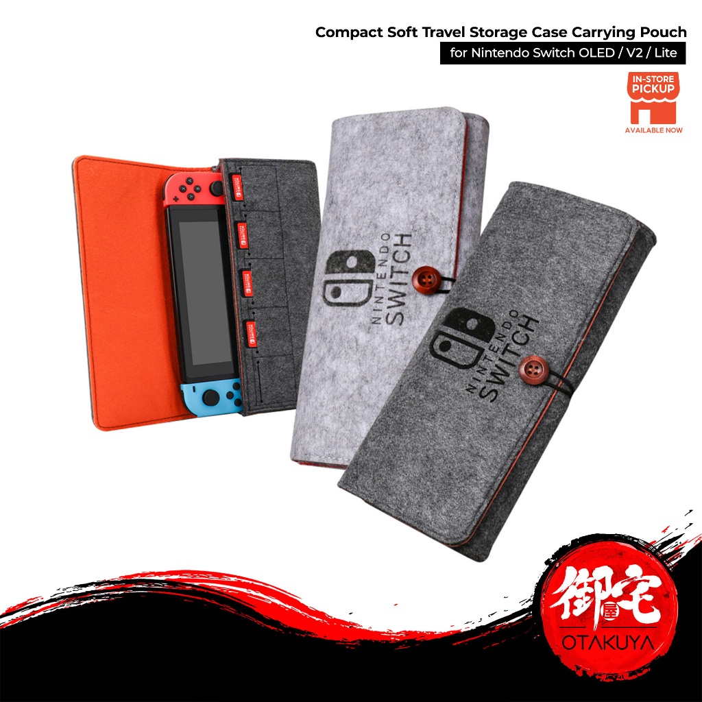 【8.8 SALE】Nintendo Switch OLED / V2 / Lite Compact Soft Travel Storage ...