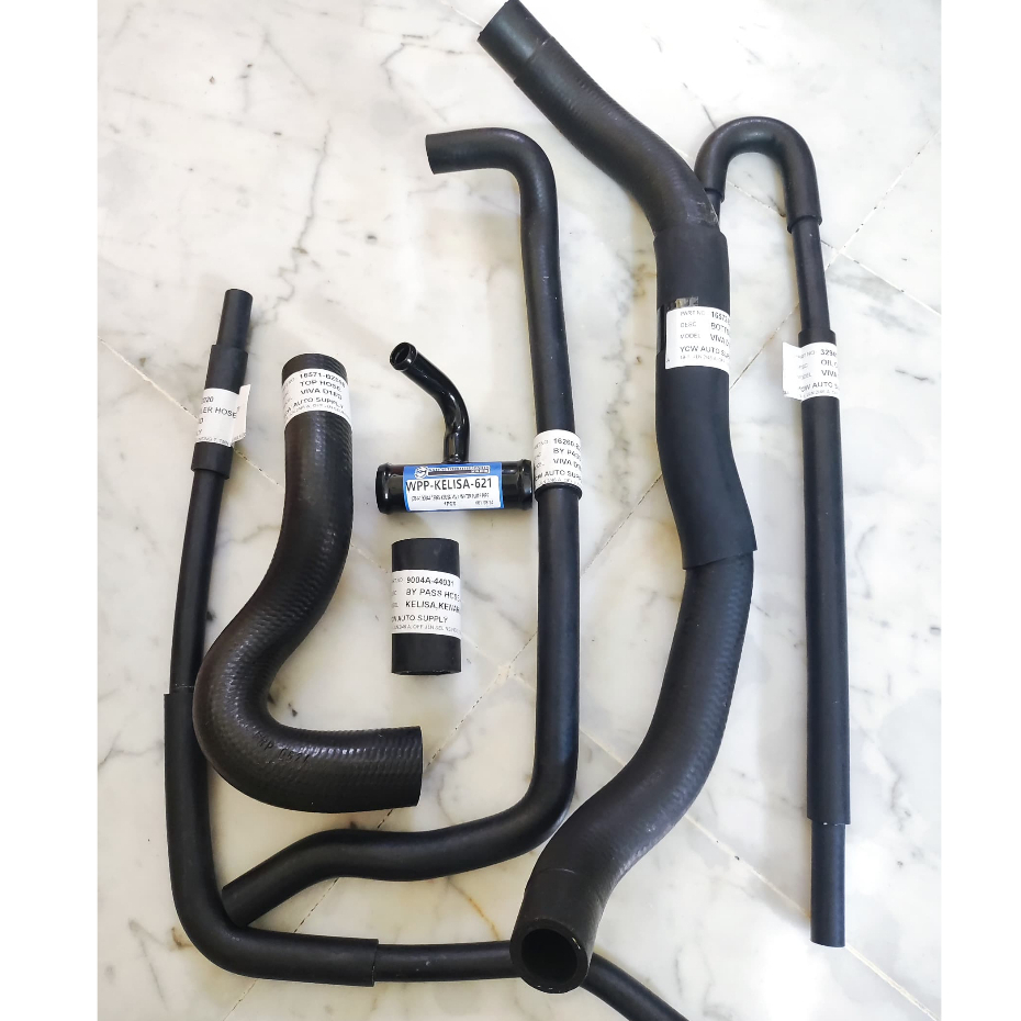 DAIHATSU OEM RADIATOR, BY PASS, OIL COOLER HOSE SET VIVA 660,850,1.0 ...