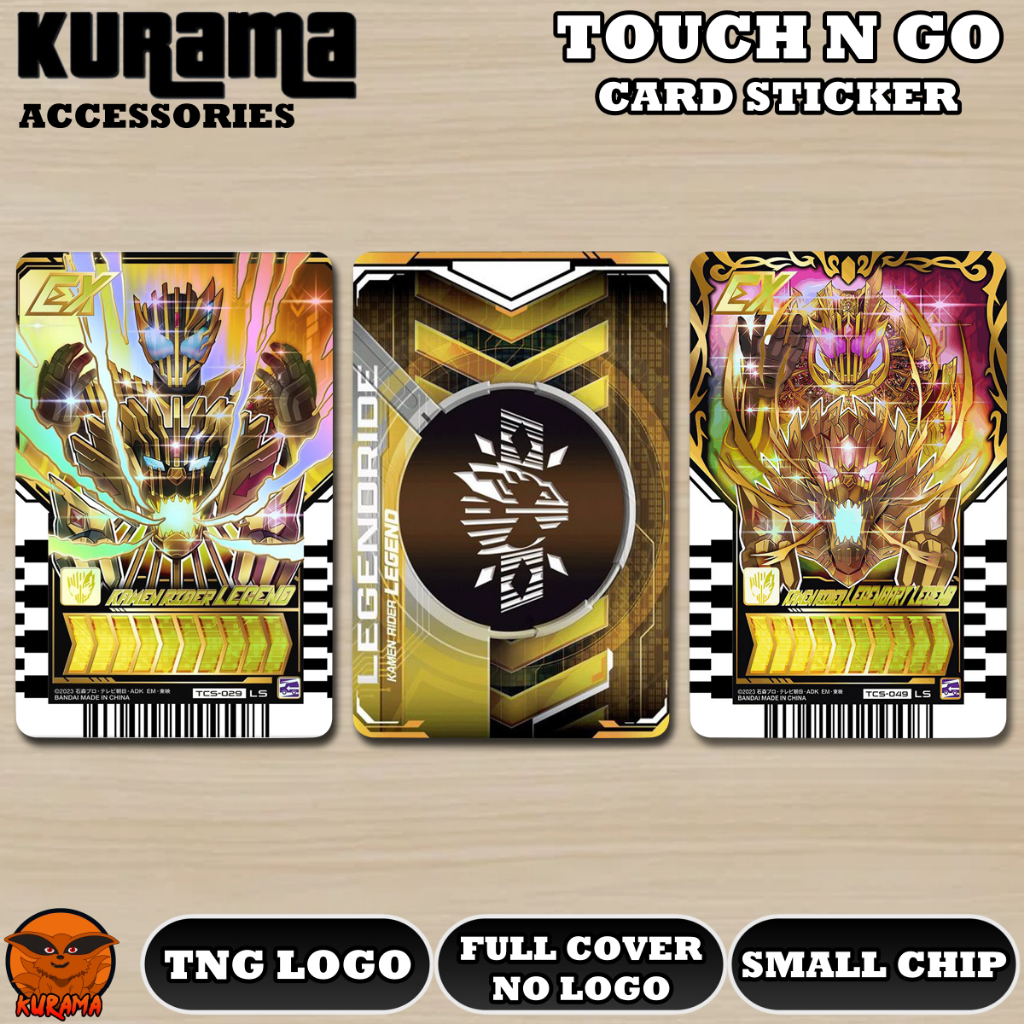 [ Kamen Rider GOTCHA ] Touch n Go Card Sticker Cover TNG / MASTER ...