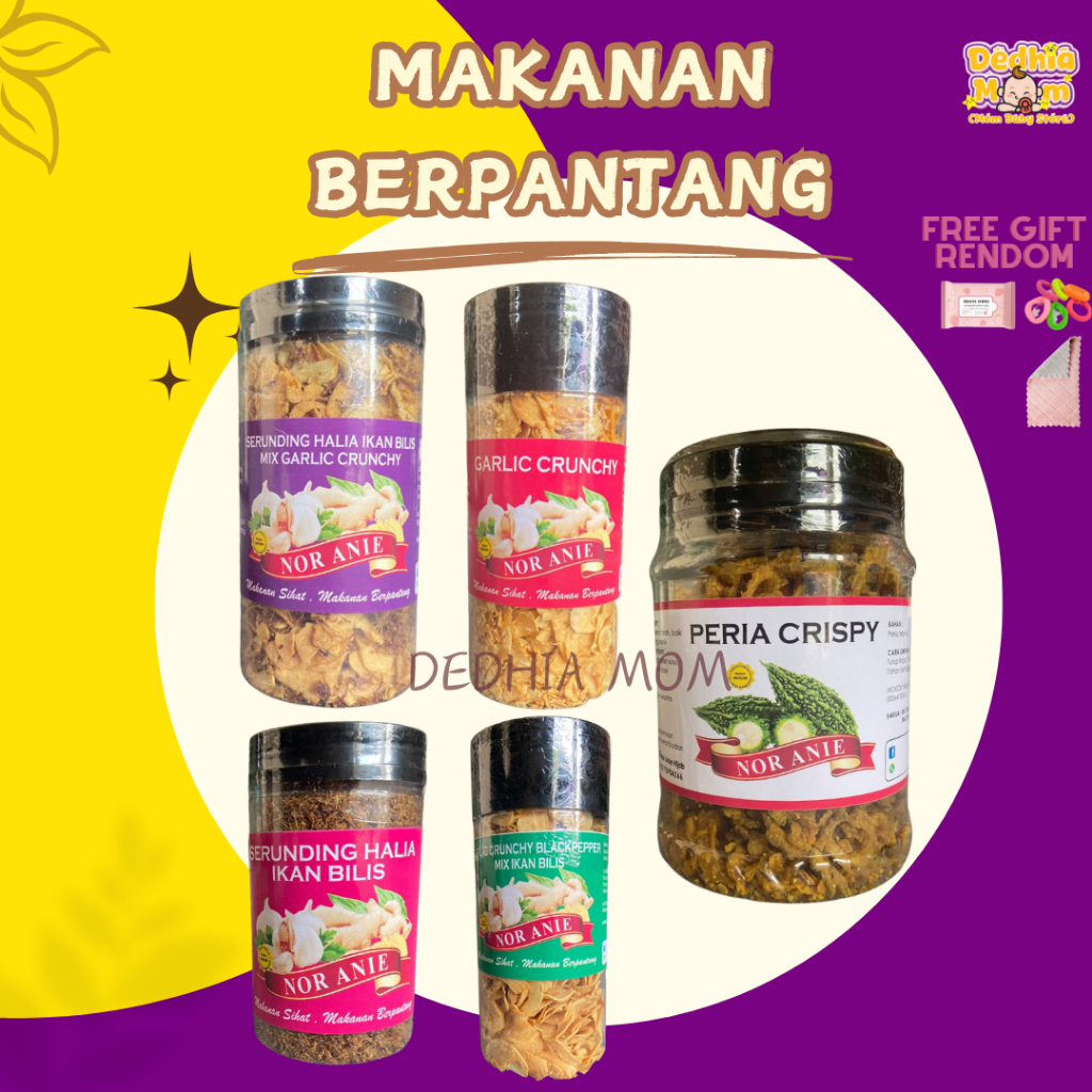 MAKANAN BERPANTANG GARLIC CRUNCY / GARLIC CRISPY / BAWANG PUTIH GORENG ...