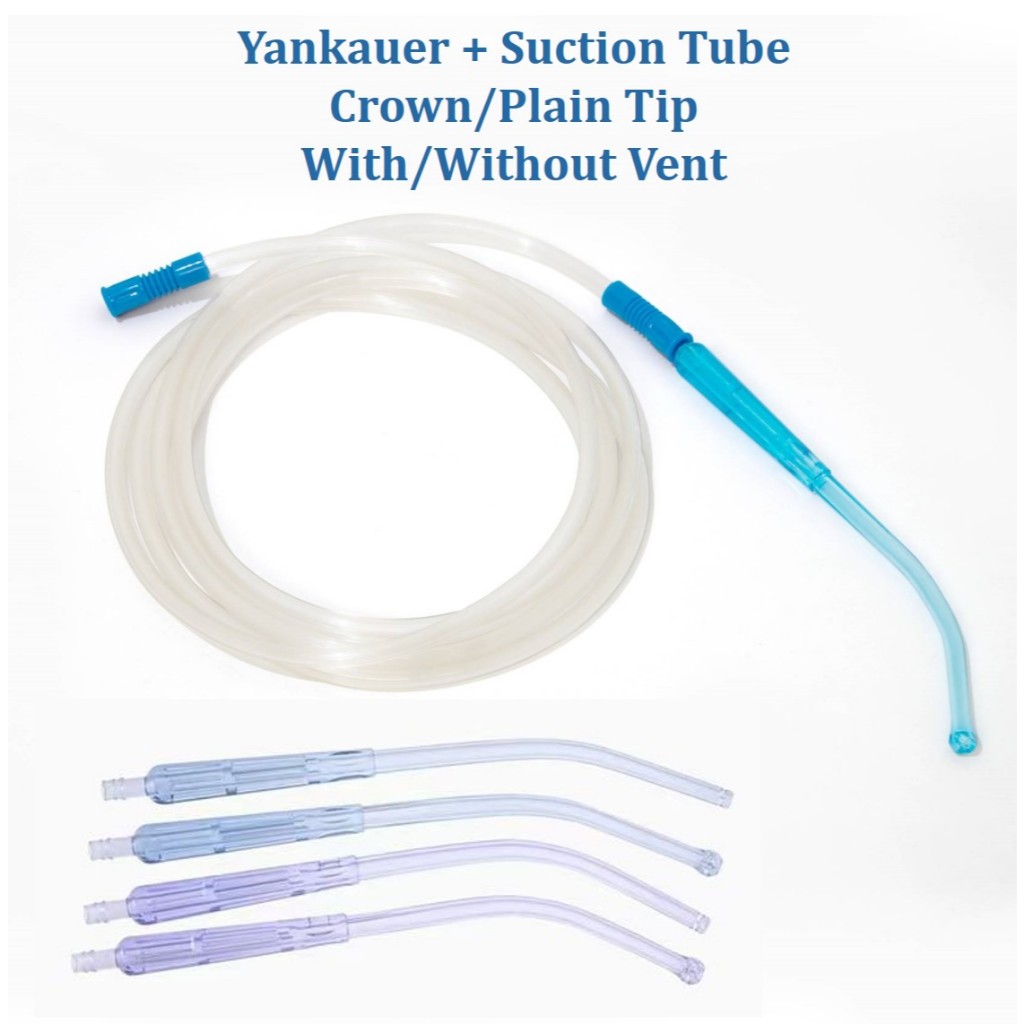 Yankauer Suction Tip KKM Approved Suction Tube Crown/Plain Tip With ...