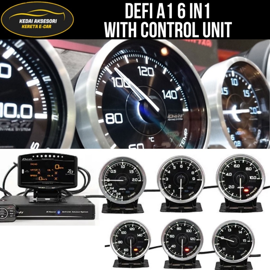 Defi Advanced A1 6 in 1 With Controller RGB Color Sensor & Stand ZD ...