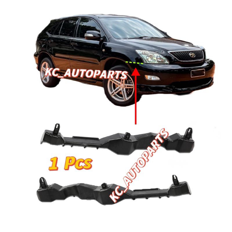 Original Toyota HARRIER RX330 MCU30 ACU30 FRONT BUMPER SIDE SUPPORT ...