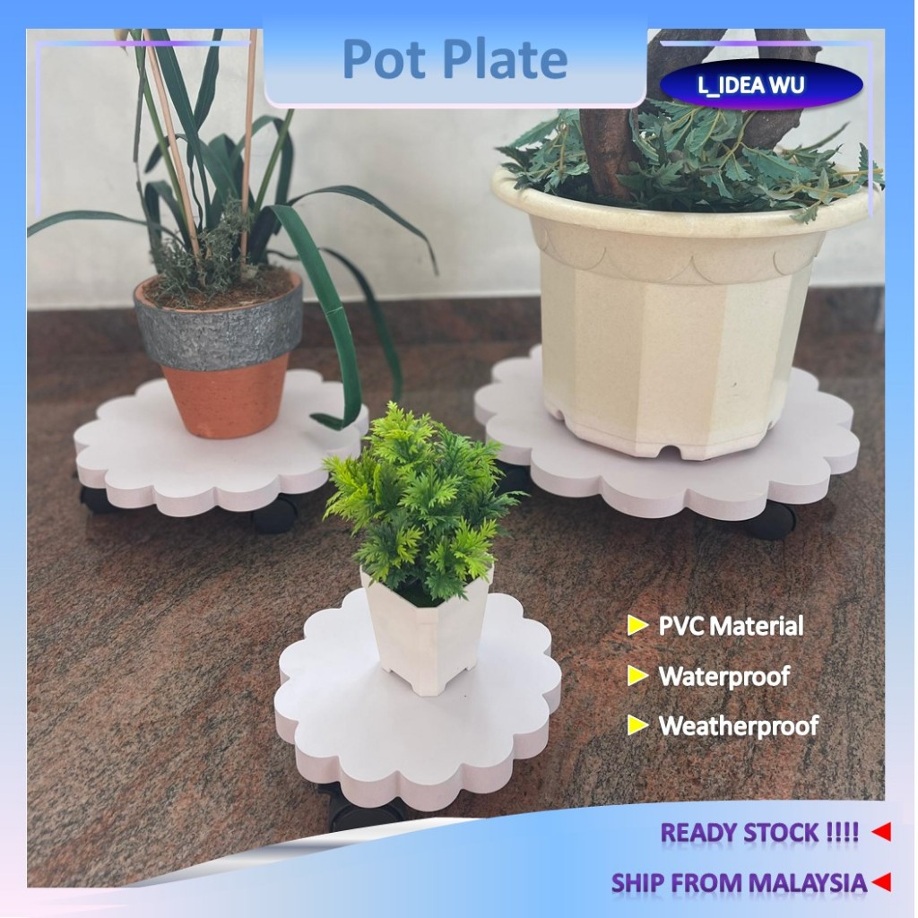 Waterproof Lapik Pasu Bunga Besar Outdoor Flower Pot Stand Plant Stand ...