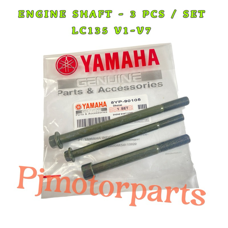 YAMAHA LC135 V1-V7 (3 PCS / 1 SET) ENGINE SHAFT BODY STAY BATANG ENJIN ...