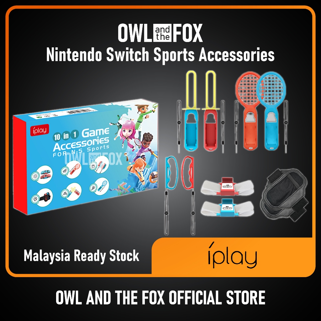 iPlay Nintendo Switch OLED V1 V2 10 In 1 Sports Accessories Set /Tennis ...