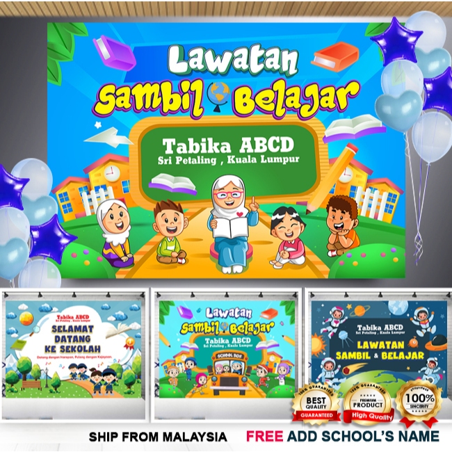 Banner Perayaan / Acara / Hiasan / Pesta / Festival - Selamat Datang ...