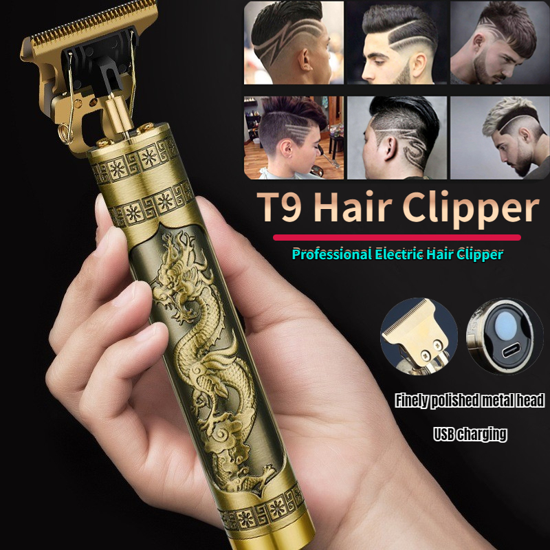 T9 Hair Clipper Rechargeable Hair Trimmer Men Beard Cutting Machine ...