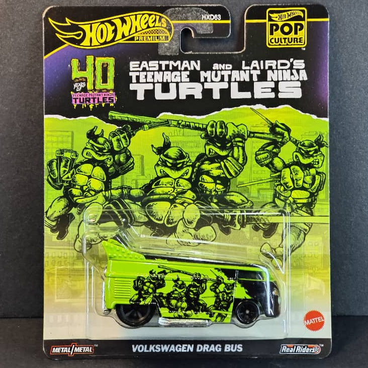 Hot Wheels Premium Volkswagen Drag Bus - TMNT Teenage Mutant Ninja ...