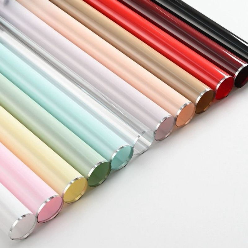 (20PCS) COLOR RIM Waterproof Flower Wrapping Paper /Flower Wrapping ...
