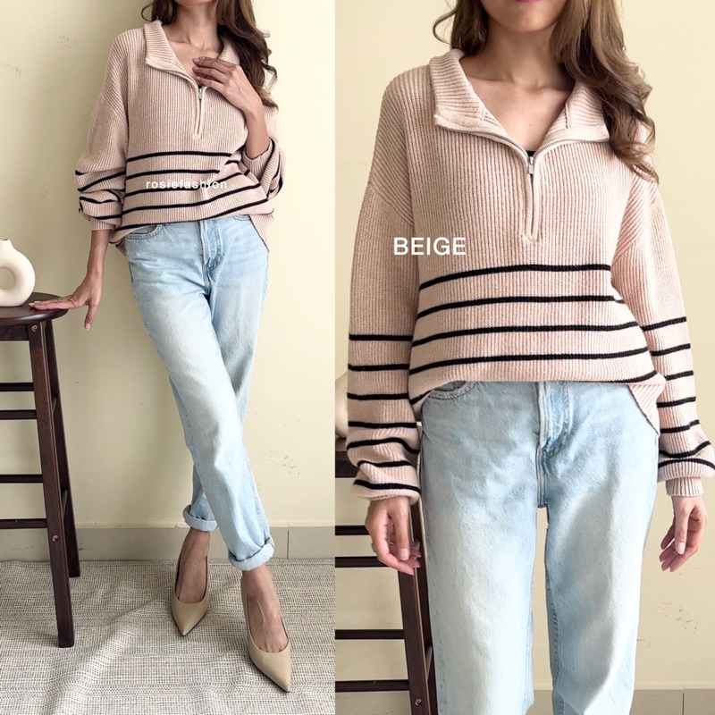 🌿🌿 MIKA KNIT PULLOVER 🌿🌿 | Shopee Malaysia