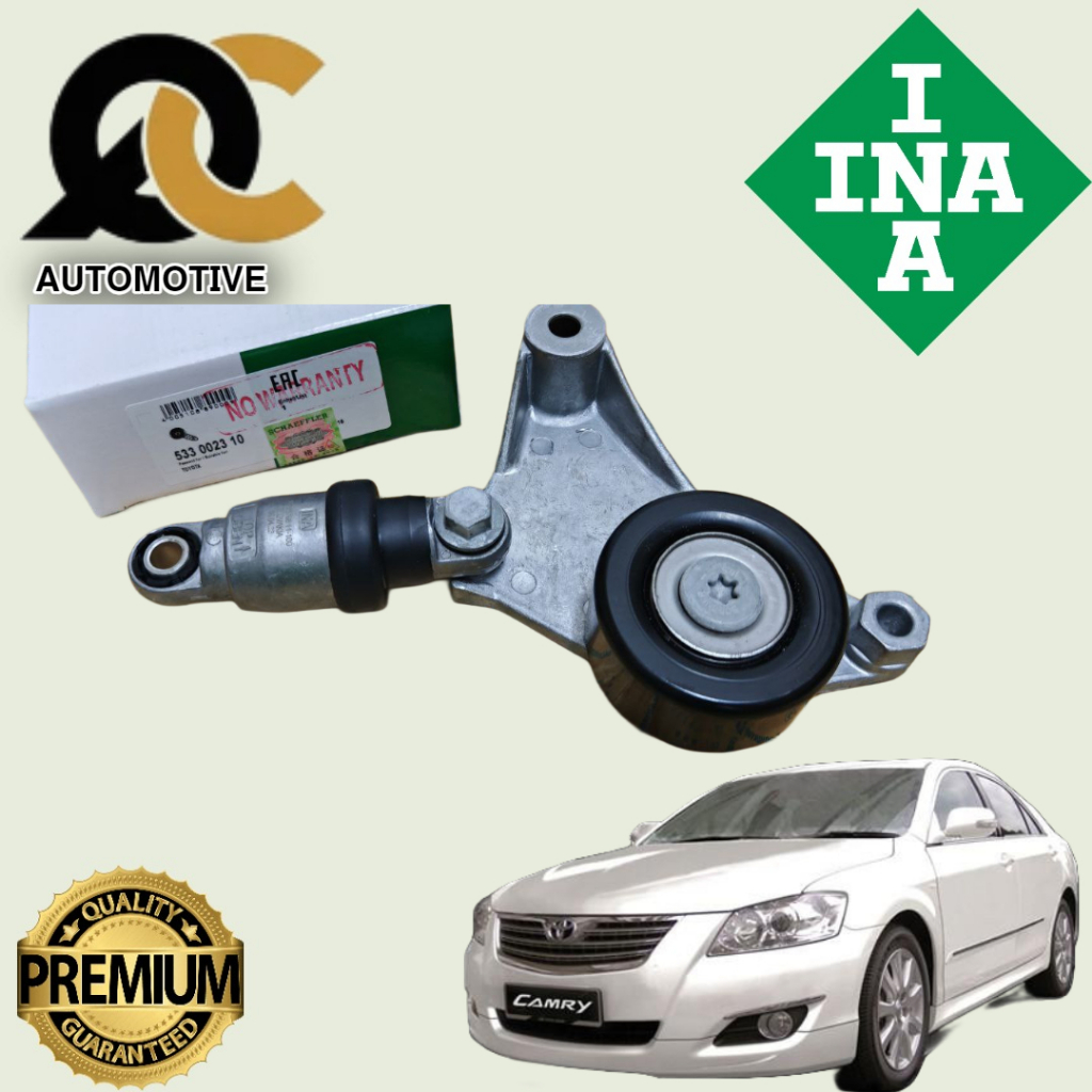 100% GENUINE INA FAN BELT TENSIONER TOYOTA CAMRY ACV30,31 ACV40,41,50, ESTIMA ACR50 ALPHALD ...