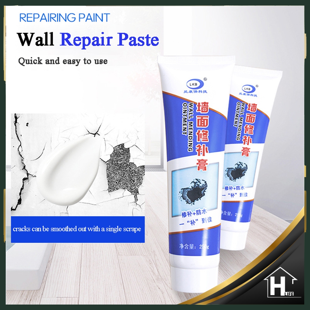 READY STOCK Household Wall Repair Paste Milky White Wall Repair ...
