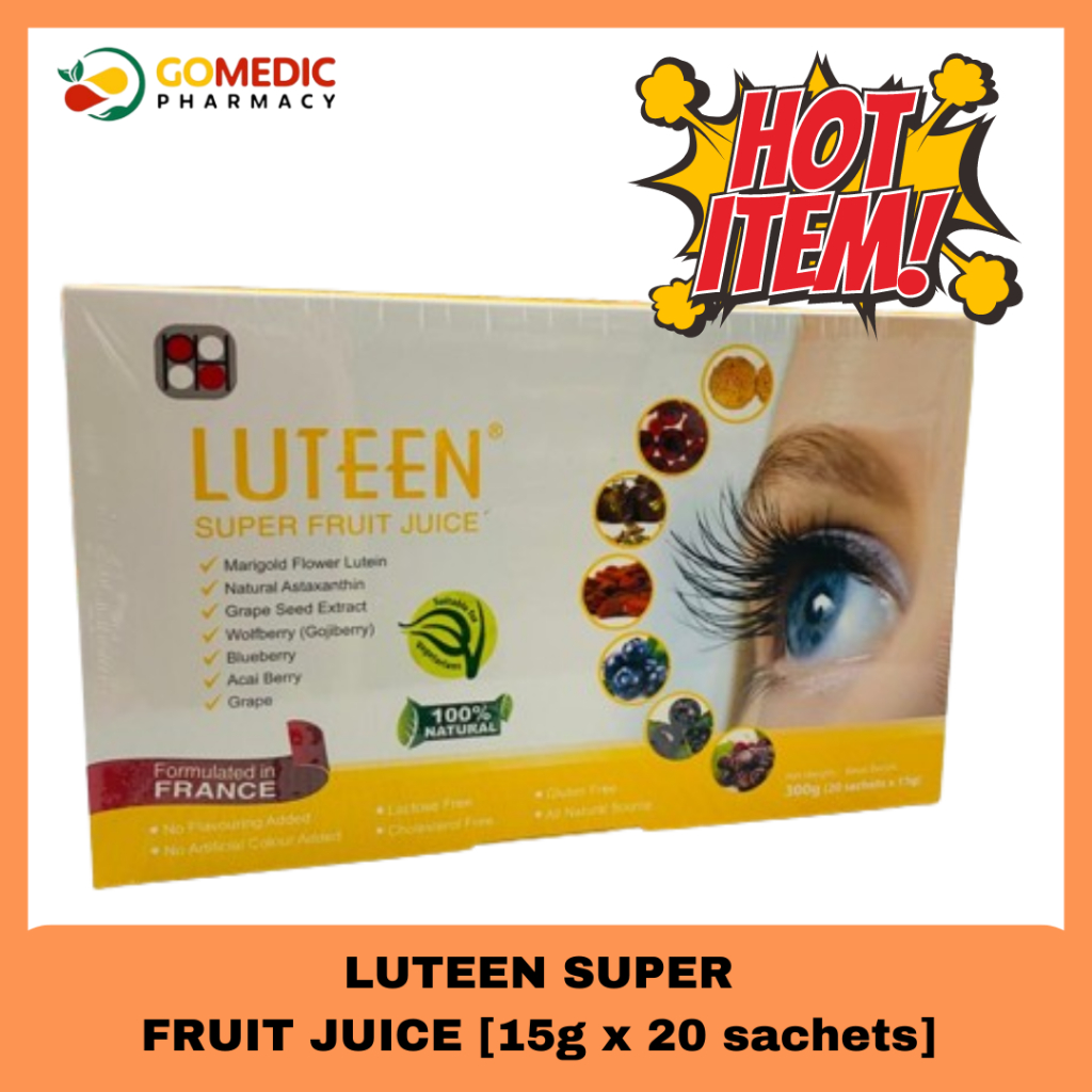 LUTEEN SUPER FRUIT JUICE [15g x 20 sachets] | Shopee Malaysia