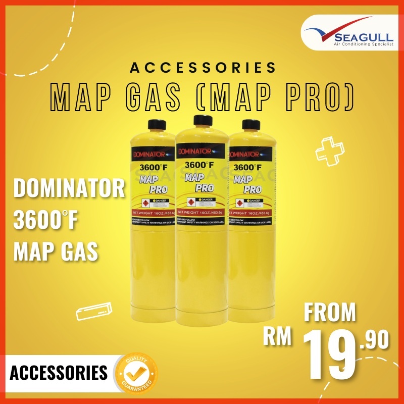 USA/DOMINATOR MAPP Gas Cylinder 16Oz/453.6g (MAP-PRO) | Shopee Malaysia