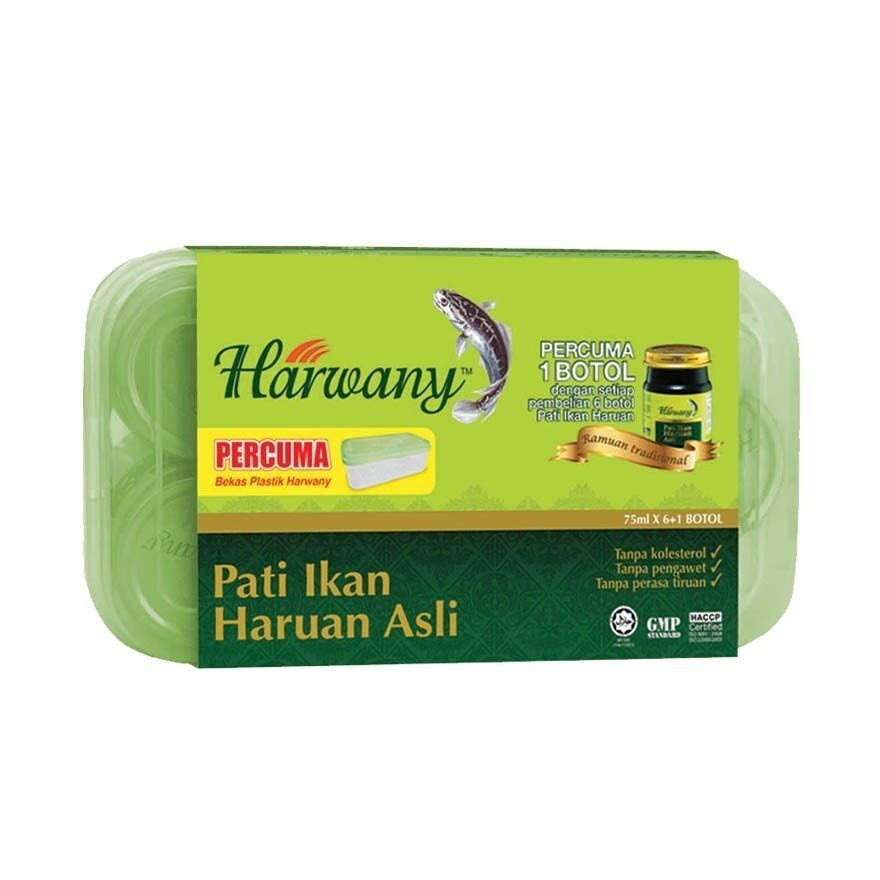 Harwany Pati Ikan Haruan Asli / Gamat 75mlx 6 bottles FREE 1 Bottle (6 ...