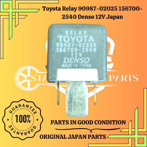 Toyota Relay 90987-02025 156700-2540 Denso 12V Japan | Shopee Malaysia