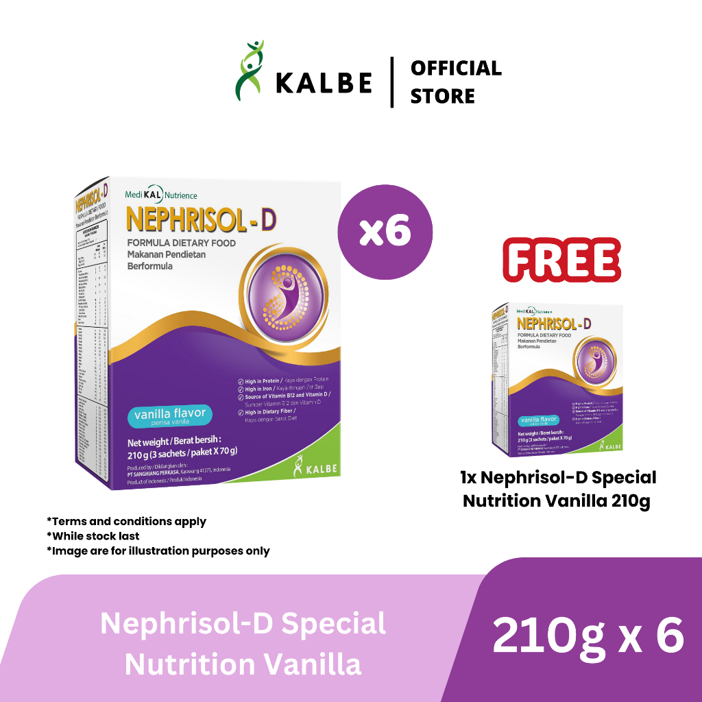 [Bundle of 6] Nephrisol-D Formula Dietary Food (Oral Nutrition ...
