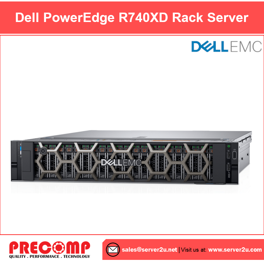 (Refurbished) Dell PowerEdge R740xd Rack Server (2xXG6130.512GB.3x960GB ...