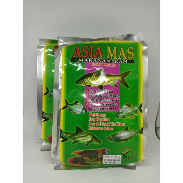 ASIA MAS FISH FOOD [ 1KG ] RIVER FISH FLOATING MAKANAN IKAN SUNGAI ...