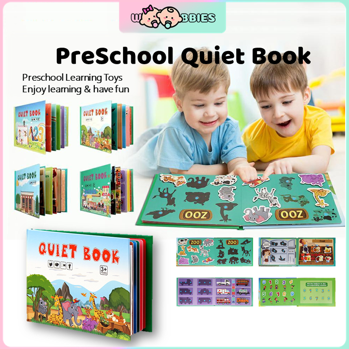 Montessori Quiet Book Early Learning for Children Preschool Kids Busy ...