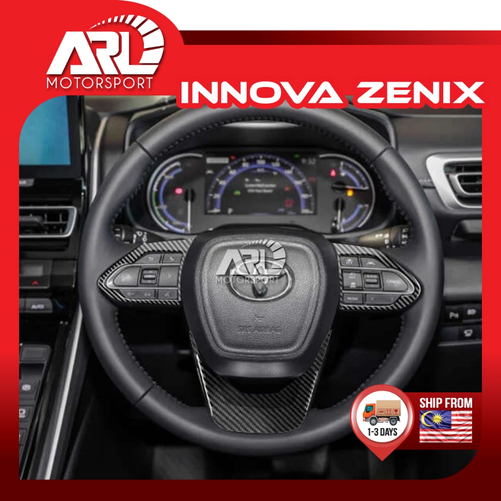Toyota Innova Zenix AG10 2023 - 2024 Steering Carbon Lining Inner ...
