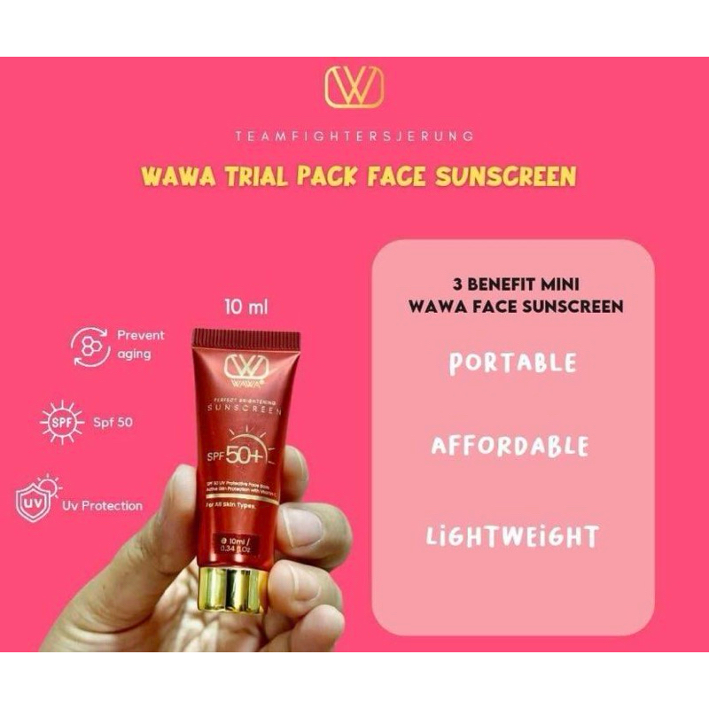 Wawa Mini Sunscreen (10 ml) | Shopee Malaysia