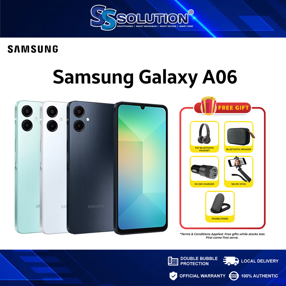Samsung Galaxy A06 4G LTE / 5G (4/6GB+128GB) 6.7″ HD+ 60/90Hz Refresh ...
