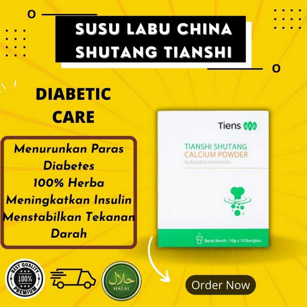 SUSU LABU CHINA SHUTANG TIENS ORIGINAL - DIABETIC CARE MILK POWDER ...
