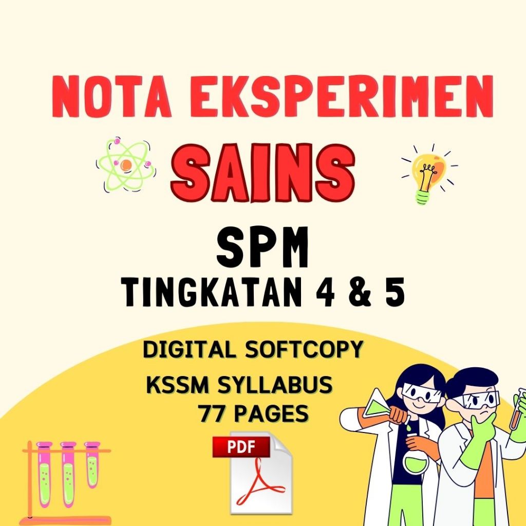 Nota Eksperimen Sains SPM Tingkatan 4 Tingkatan 5 KSSM Koleksi ...