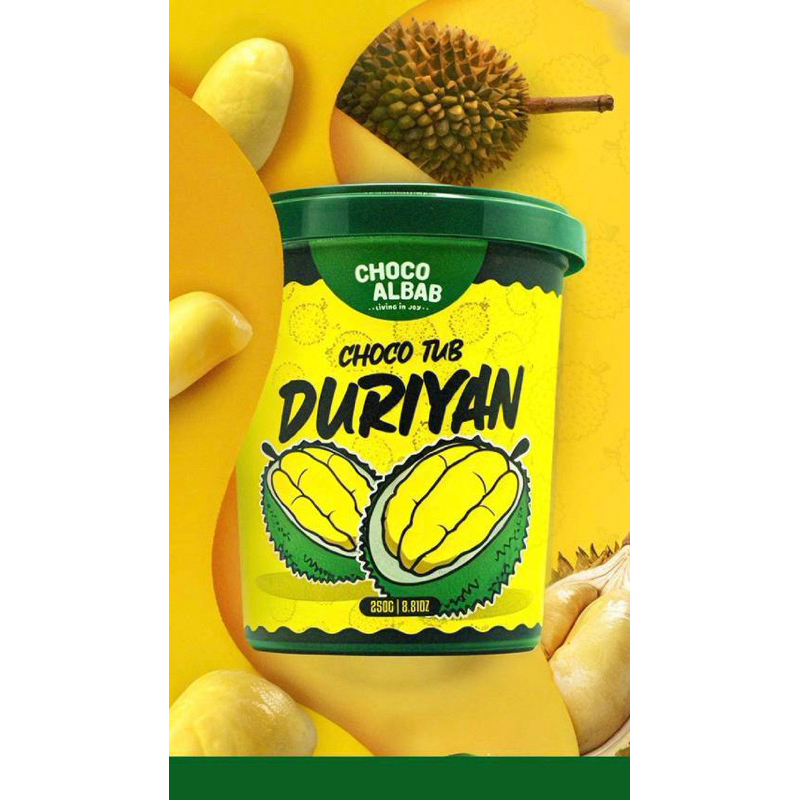 Chocotub perisa baru perisa duriyan by Choco Albab | Shopee Malaysia