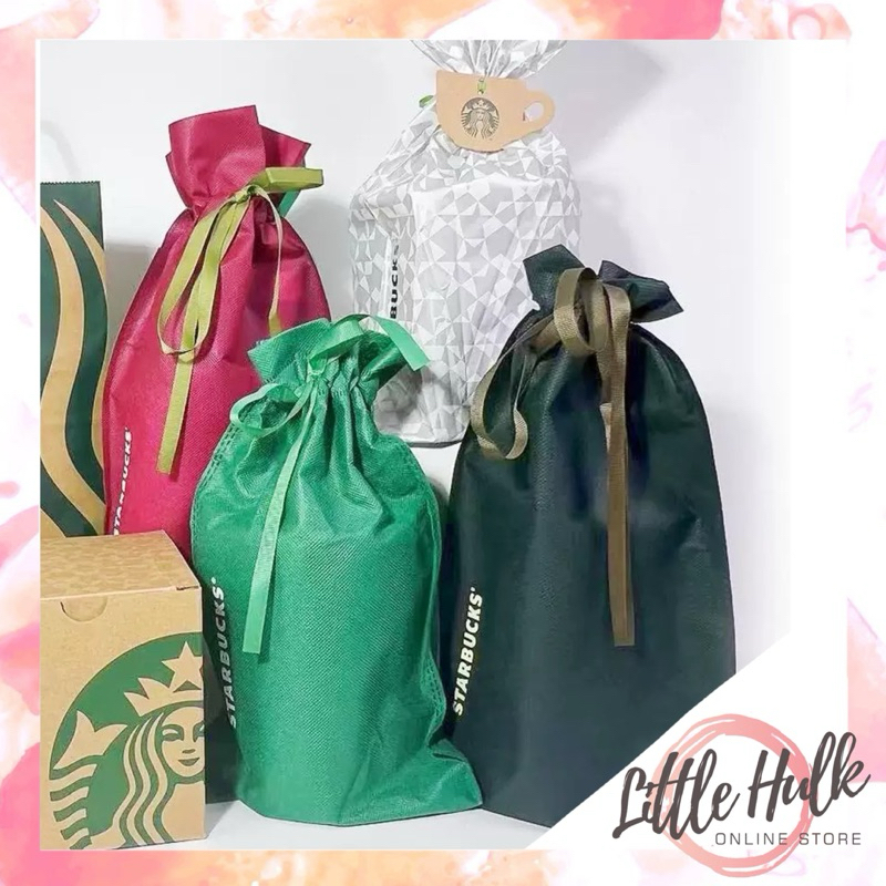 Starbucks Woven Bag Eko Bag Paper Bag Perfect For Gift | Shopee Malaysia