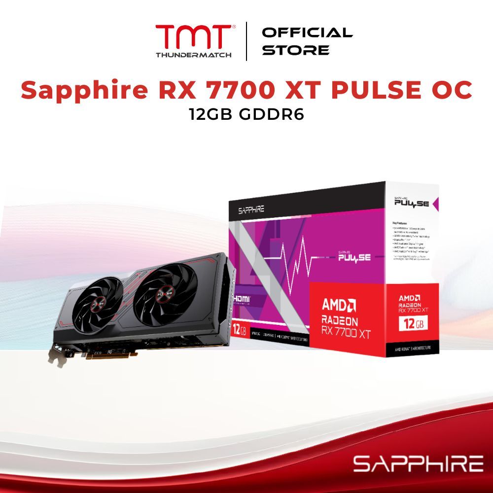 Sapphire Radeon RX 7700 XT PULSE OC | Shopee Malaysia