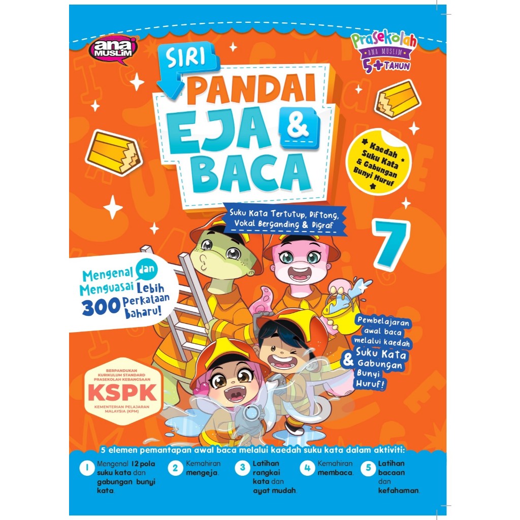 SIRI PANDAI EJA & BACA 7- SUKU KATA TERTUTUP, DIFTONG, VOKAL BERGANDING ...