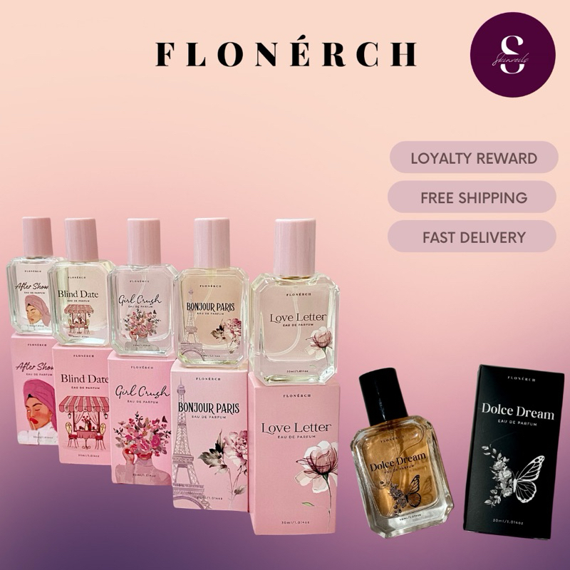 [READY STOCK] FLONERCH PERFUME LOVE LETTER GIRL CURSH BLIND DATE DOLCE ...
