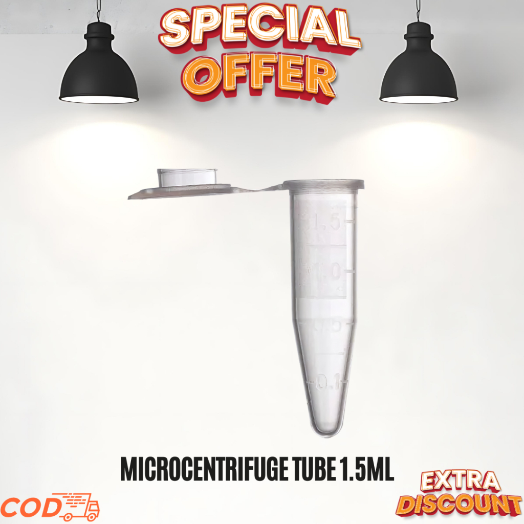Microcentrifuge Tube 1.5ml , 100 PIECES PER PACK | Shopee Malaysia
