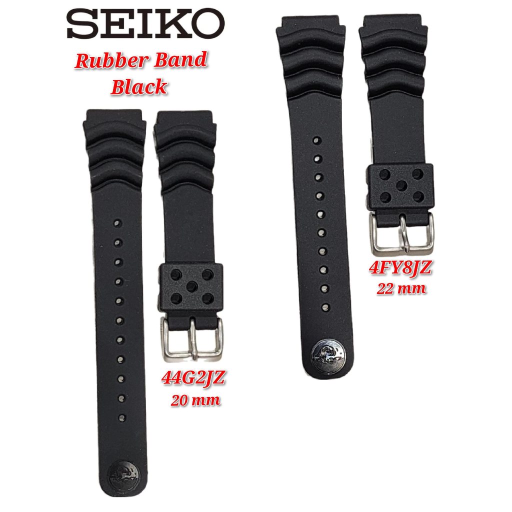Seiko Rubber Dive Strap For Model Series SKX007 / SKX009 and SKX013K2 ...