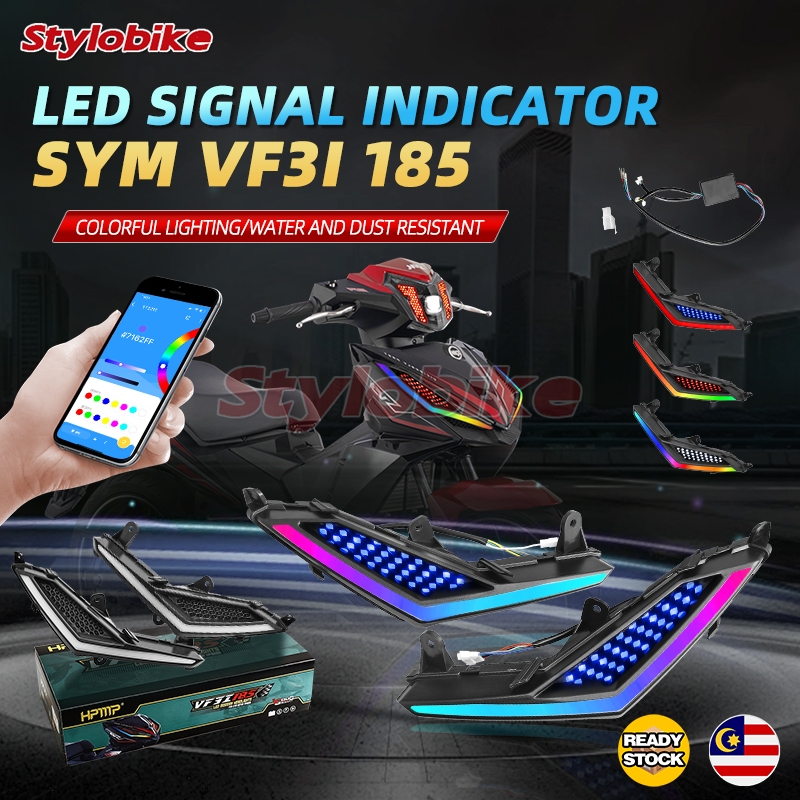 HPMP SYM V3I 185 LED Mata Gaban Signal Light VF3i Pilot Lamp Bar ...