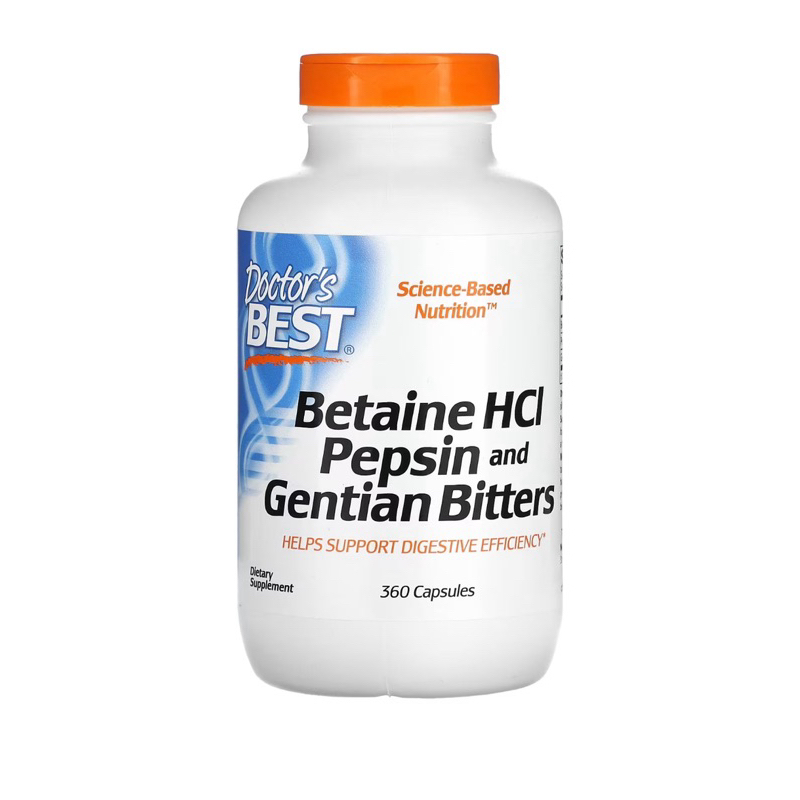 Betaine HCL Pepsin & Gentian Bitters, Capsules | Shopee Malaysia