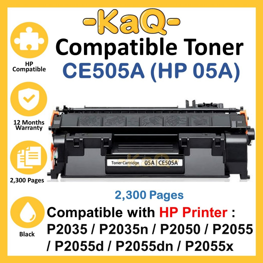 Compatible HP 05A Black CE505A 505 CE 505A Toner for HP LaserJet P2035 ...