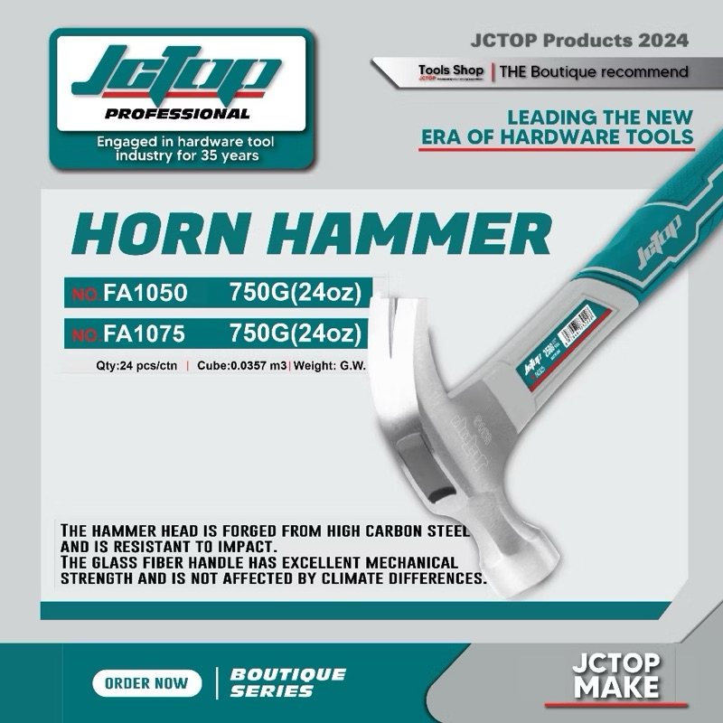 JcTop Horn Hammer 10” 24oz (750) | Shopee Malaysia
