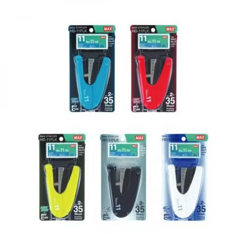 (ORIGINAL) MAX HD-11FLK FLAT CLINCH STAPLER + STAPLES NO.11-1M | Shopee ...