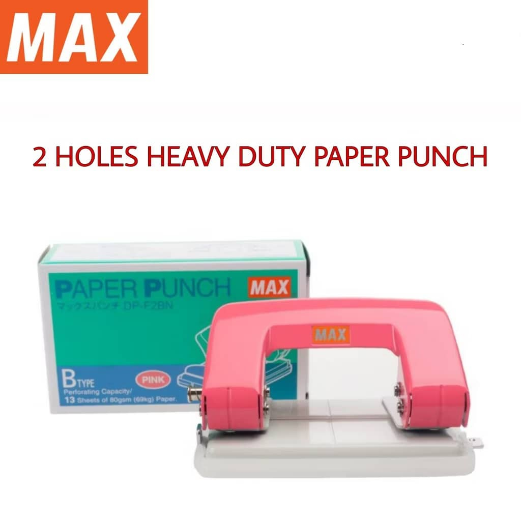 (ORIGINAL) MAX DP-F2BN PAPER PUNCHER B TYPE TWO HOLES PUNCH (RANDOMLY ...